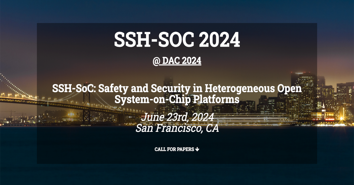 SSH-SoC 2024 | Call for papers